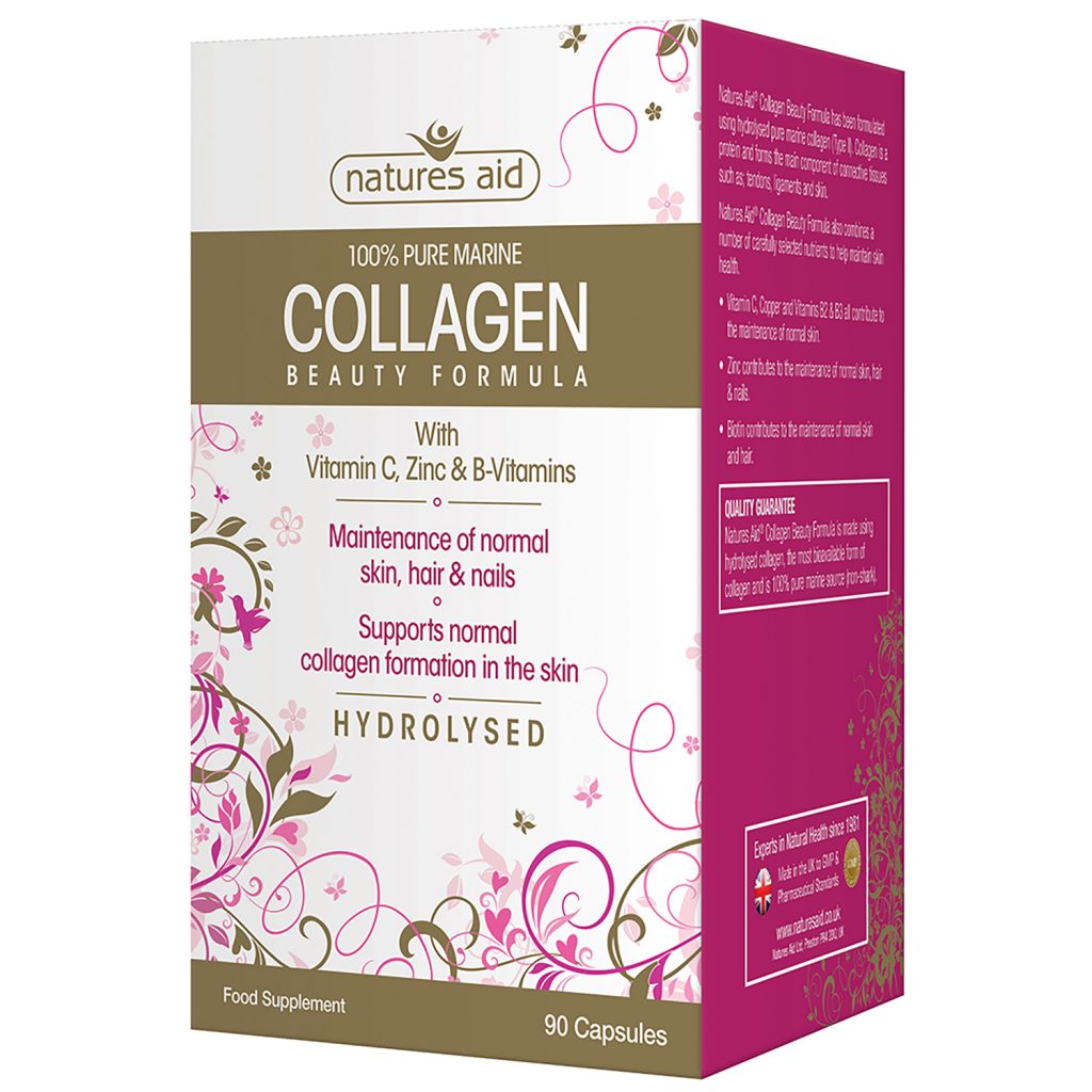 Natures Aid Collagen Beauty Formula 90 capsules - Fine Fettle Foods