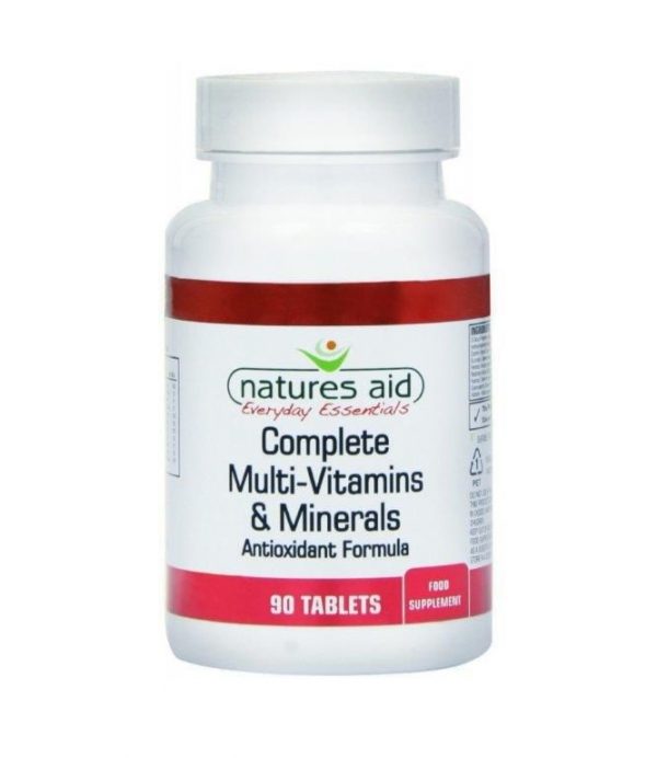 Natures Aid Complete Multi-Vitamins & Minerals 90 tablets - Fine Fettle ...