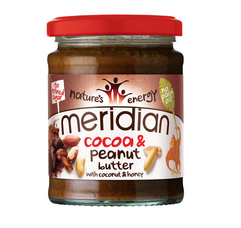 Meridian Cocoa & Peanut Butter 280g (with Coconut & Honey) - Fine ...